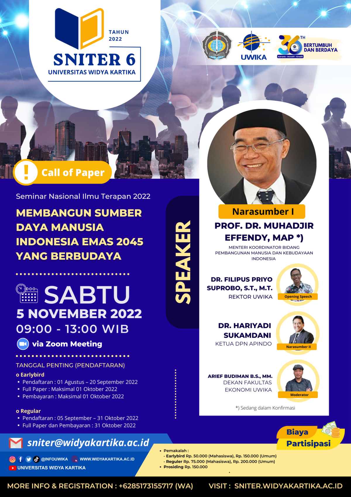 SNITER 2022 – SNITER UNIVERSITAS WIDYA KARTIKA